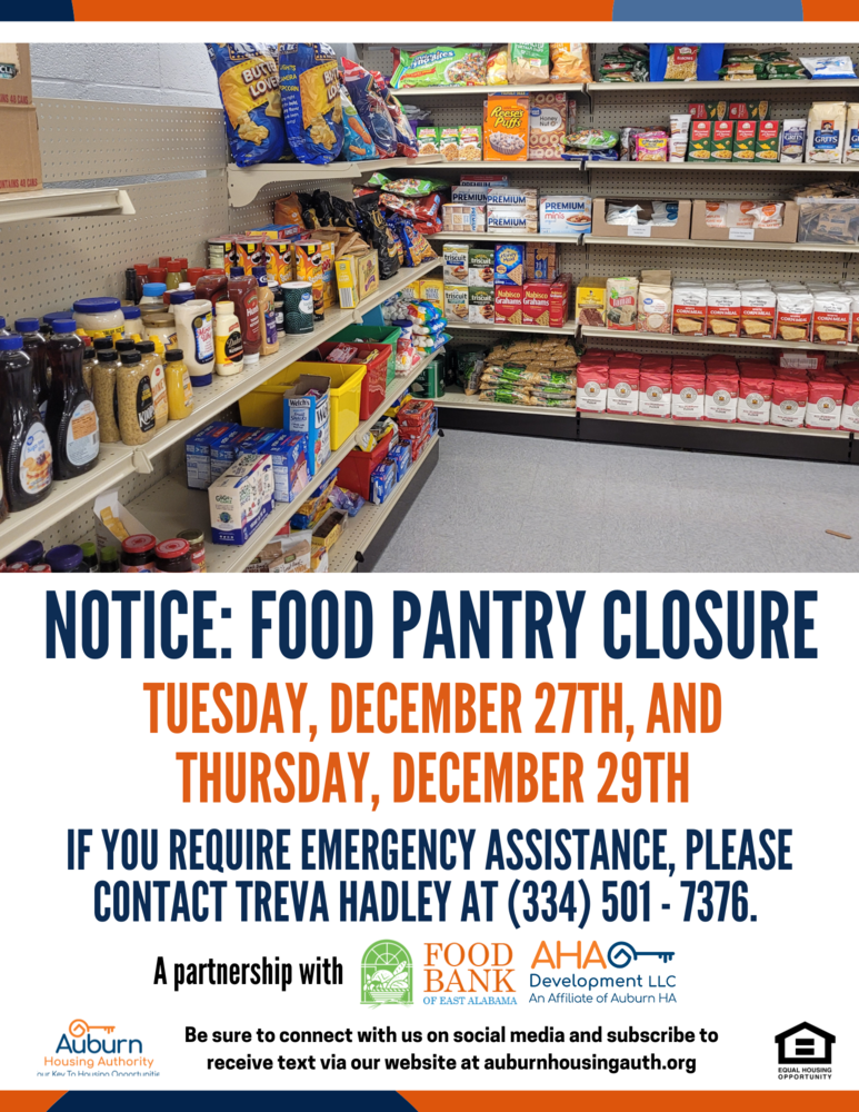 2022-12-27 - Food Pantry Closed - Auburn Housing Authority | Auburn ...